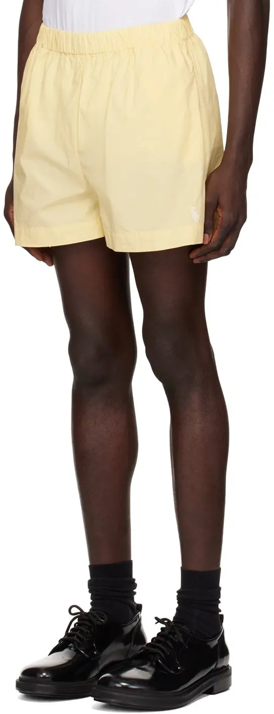 SPORTY  RICH Sporty & Rich Elasticated Cotton Shorts