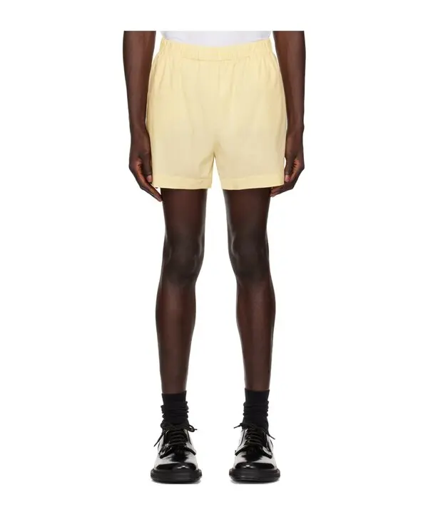 SPORTY  RICH Sporty & Rich Elasticated Cotton Shorts