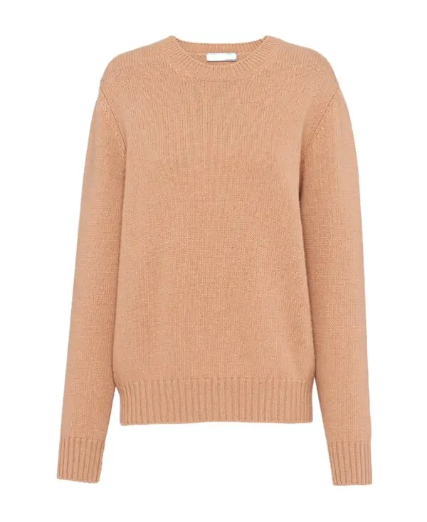 Prada Long-sleeved Crewneck Knitted Jumper