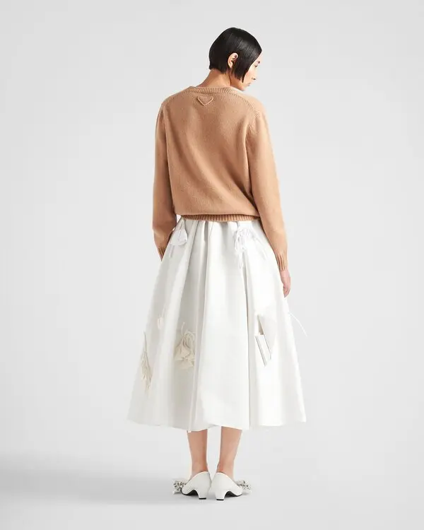 Prada Long-sleeved Crewneck Knitted Jumper