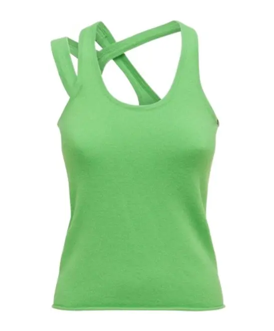 Extreme Cashmere Raver Asymmetric Cashmere Blend Top