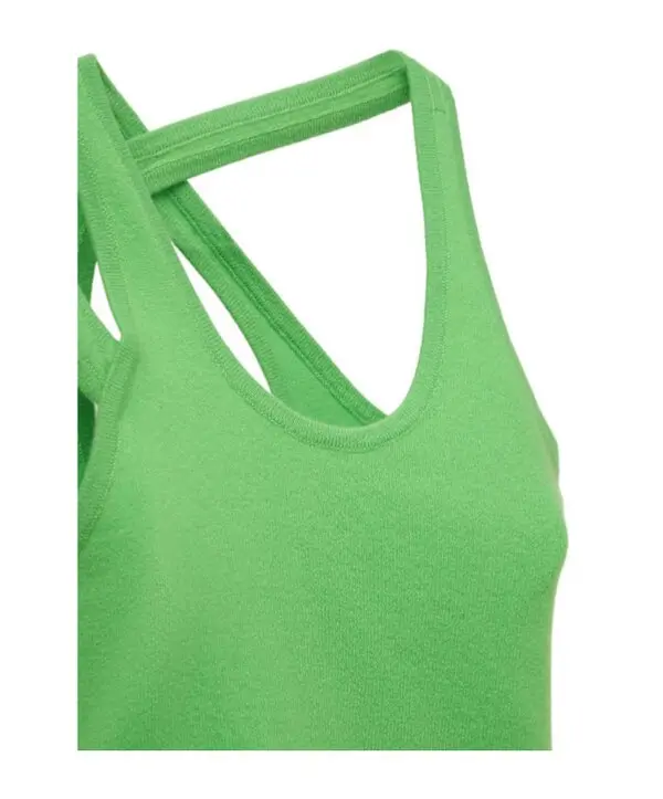 Extreme Cashmere Raver Asymmetric Cashmere Blend Top