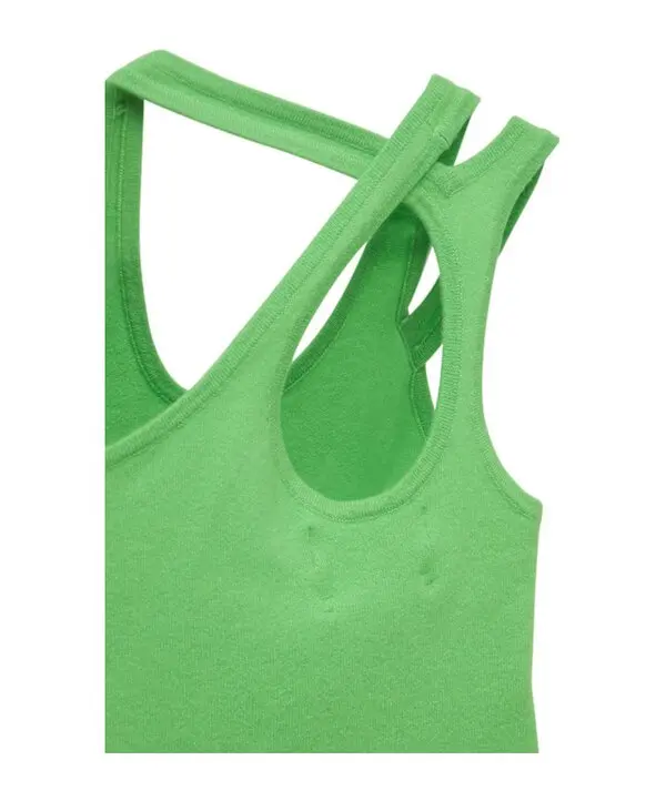 Extreme Cashmere Raver Asymmetric Cashmere Blend Top