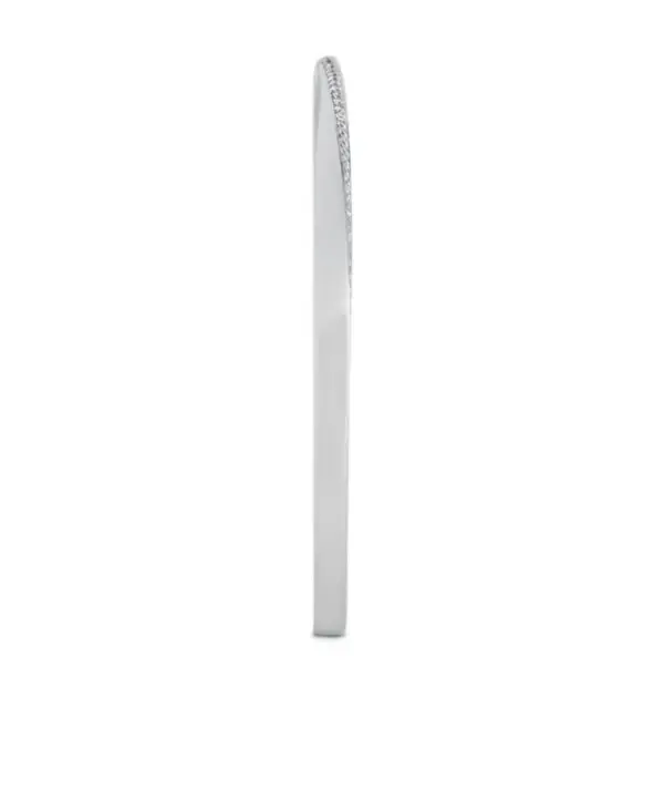 Celine Torsion Bracelet In White Gold And Diamonds