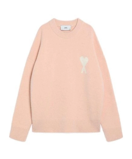 AMI Paris De Coeur Crewneck Knitted Jumper