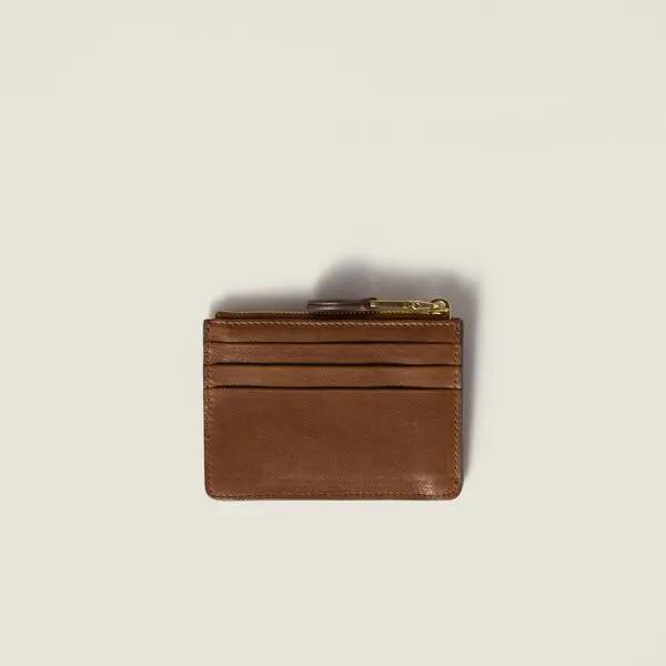 Miu Miu Nappa Leather Card Holder