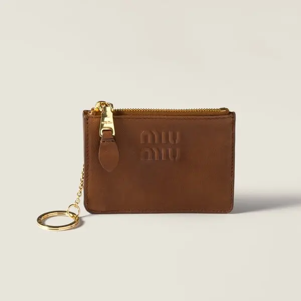 Miu Miu Nappa Leather Card Holder