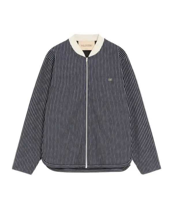 Valentino Garavani Viscose Sweatshirt With Striped Vlogo