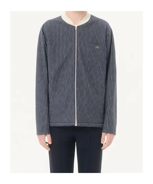 Valentino Garavani Viscose Sweatshirt With Striped Vlogo
