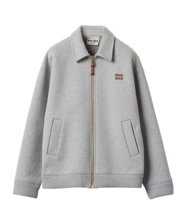 Miu Miu Jersey Blouson Jacket
