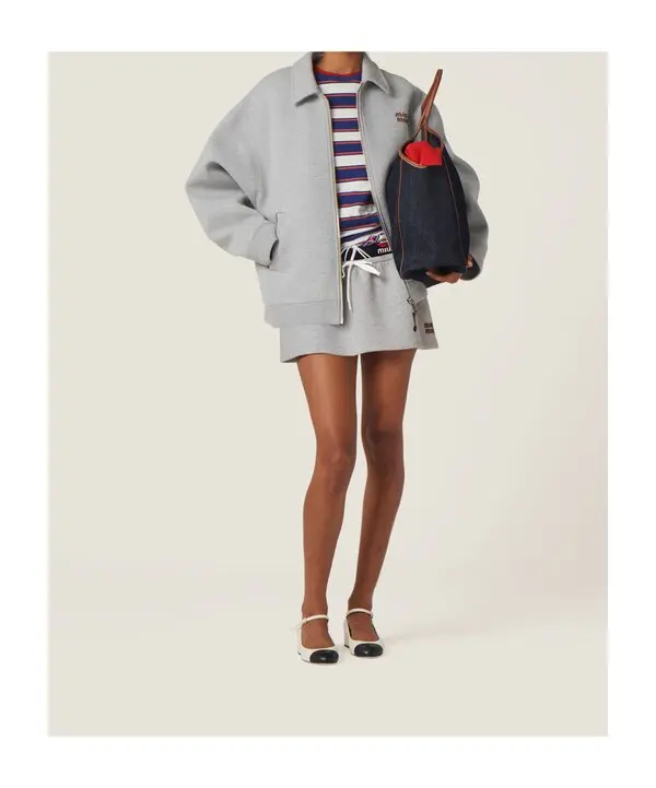 Miu Miu Jersey Blouson Jacket