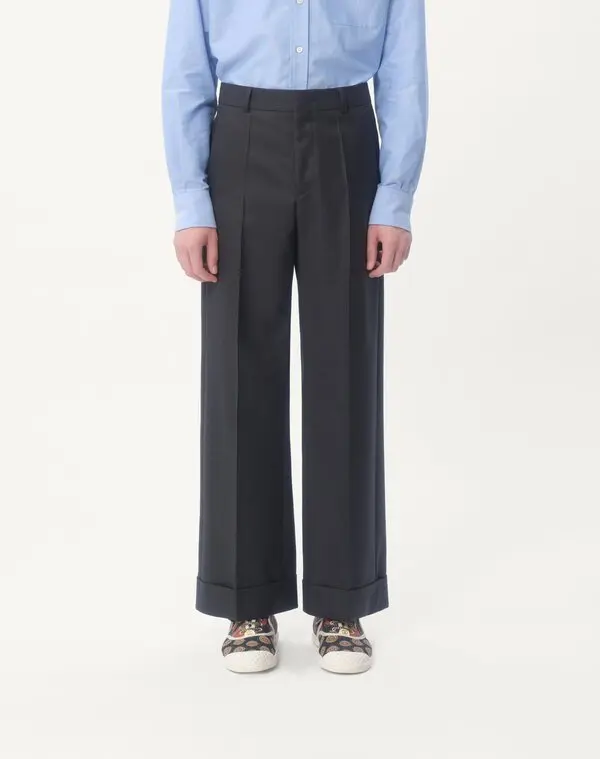 Valentino Garavani Gabardine Pleated Trousers