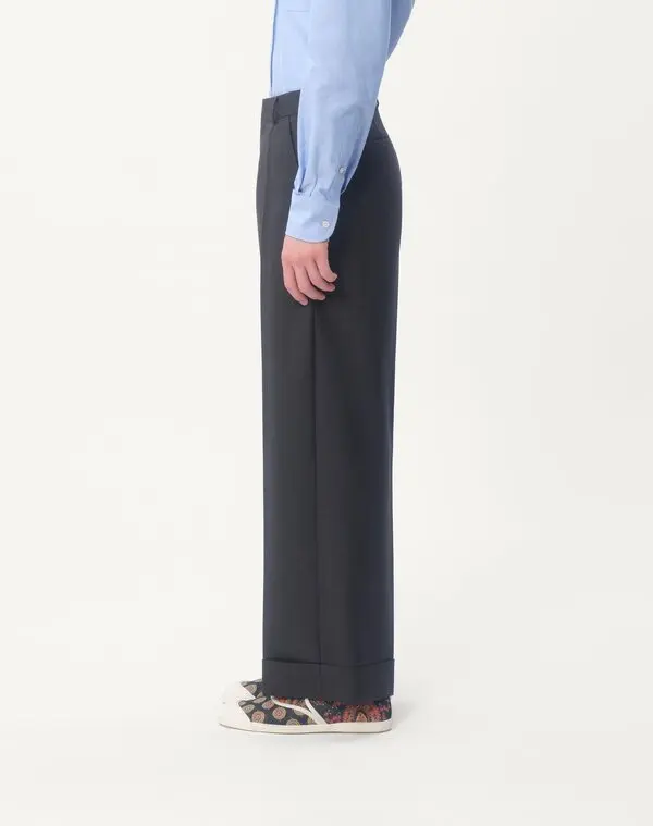 Valentino Garavani Gabardine Pleated Trousers