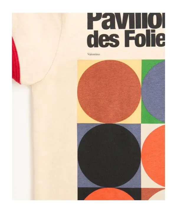 Valentino Garavani Pavillon Des Folies" Printed Cotton Jersey T-shirt