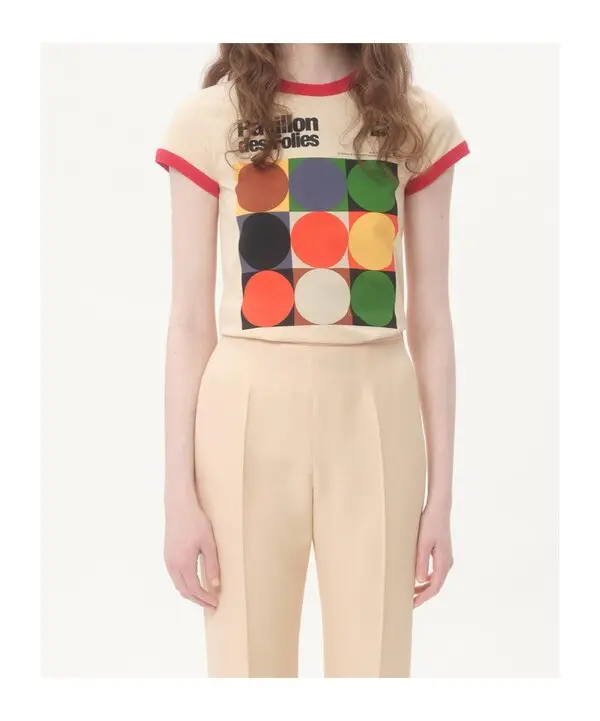 Valentino Garavani Pavillon Des Folies" Printed Cotton Jersey T-shirt