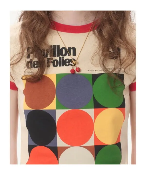 Valentino Garavani Pavillon Des Folies" Printed Cotton Jersey T-shirt