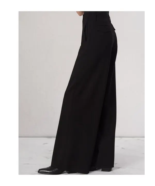 Rag & Bone Belt-loop Wide-leg Casual Pants