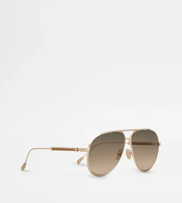 TOD'S Aviator Full Rim Sunglasses