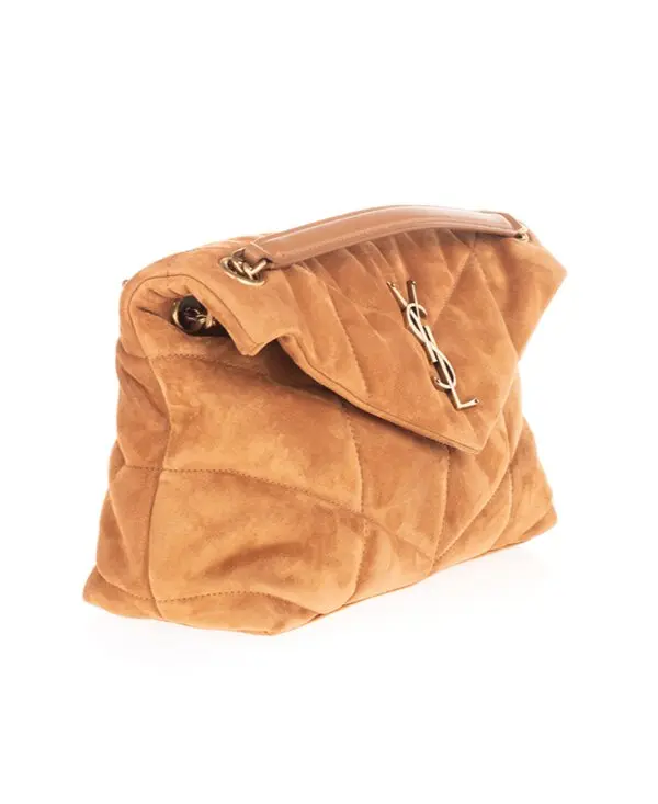 Saint Laurent Monogram Envelope Shoulder Bag - Orange