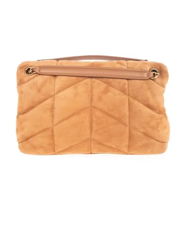 Saint Laurent Monogram Envelope Shoulder Bag - Orange