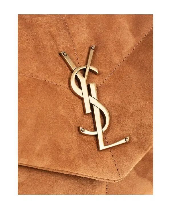 Saint Laurent Monogram Envelope Shoulder Bag - Orange