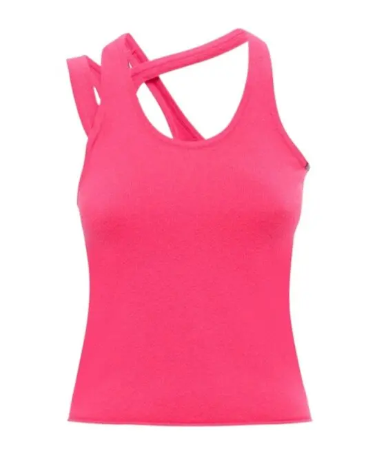 Extreme Cashmere Raver Asymmetric Cashmere Blend Top
