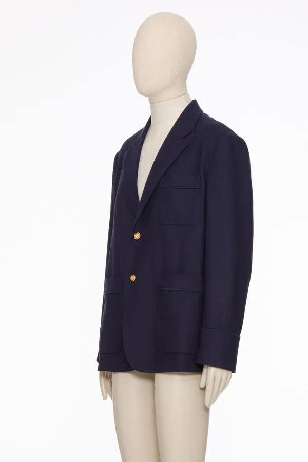 Valentino Garavani Navy Lapel Blazer