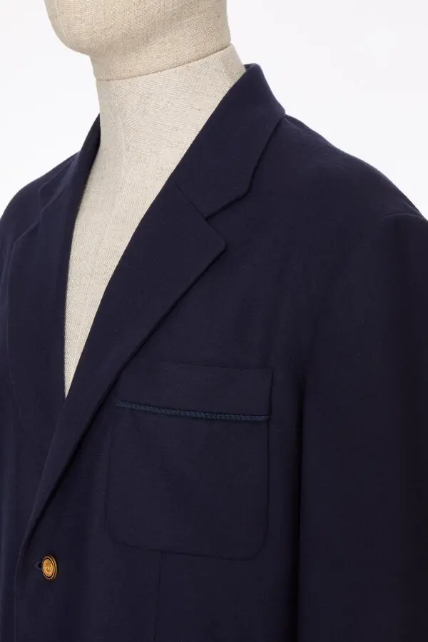 Valentino Garavani Navy Lapel Blazer