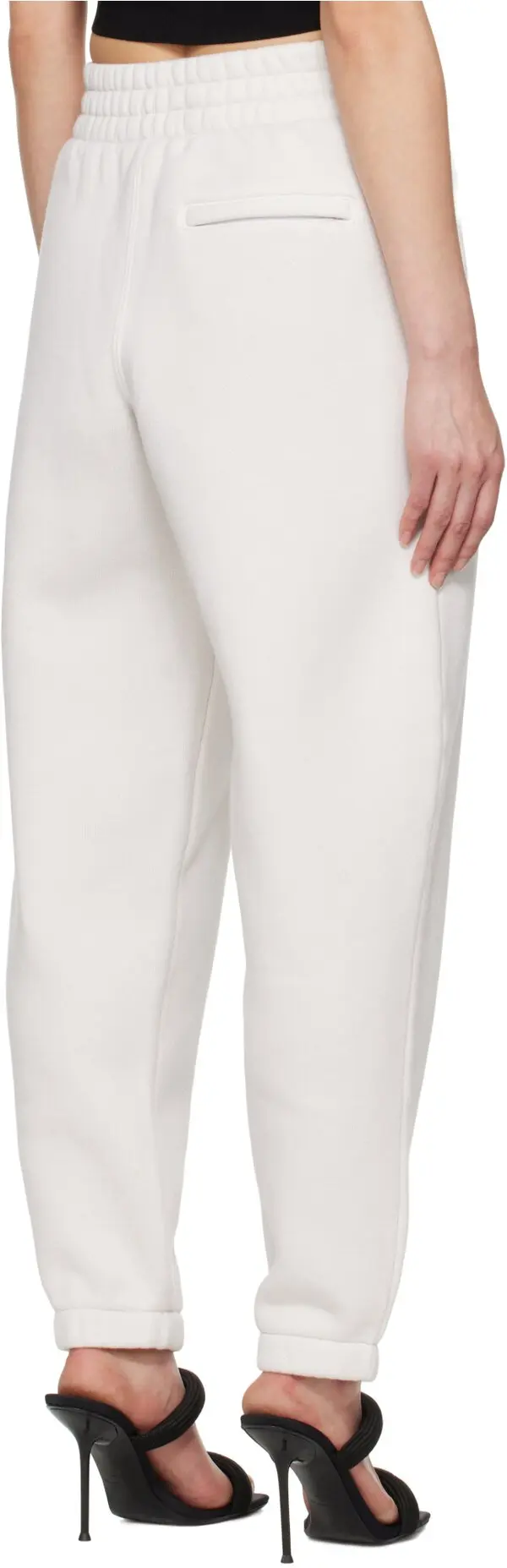 Alexander Wang Logo Printed Terry Sweatpants