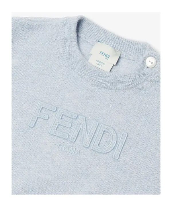 Fendi Lightweight Wool Crew Neck Sweater