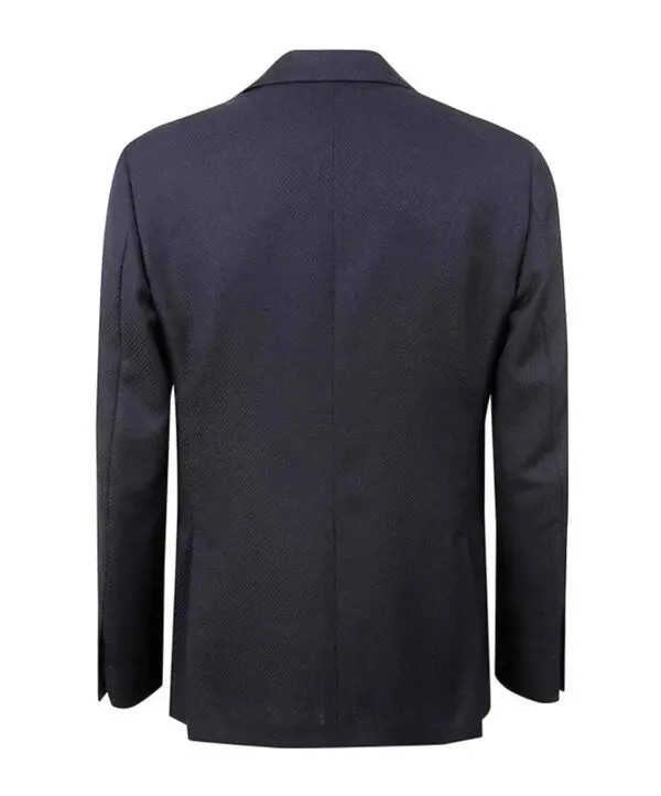 LARDINI Textured Two-button Blazer