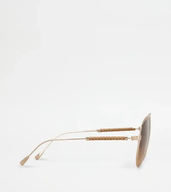 TOD'S Aviator Full Rim Sunglasses