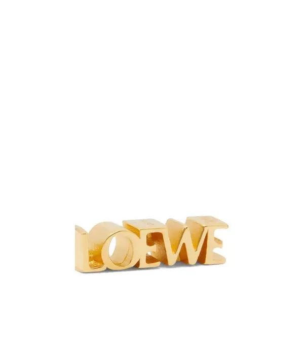 Loewe Graphic Single Earring In Sterling Silver