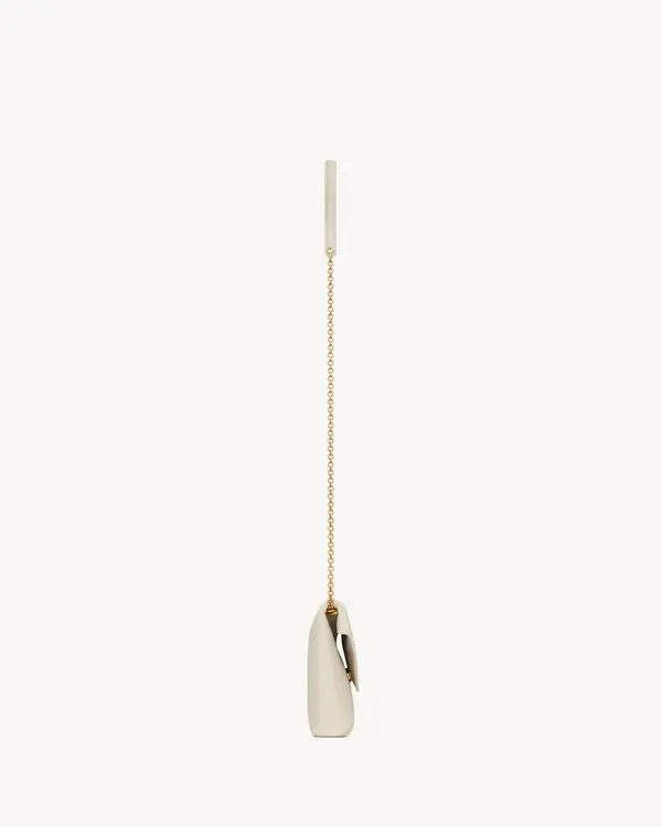 Saint Laurent Cassandre Small Chain Clutch In Lambskin