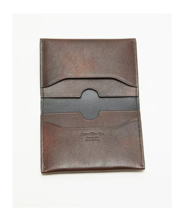 Acne Studios Logo Lettering Folded Wallet