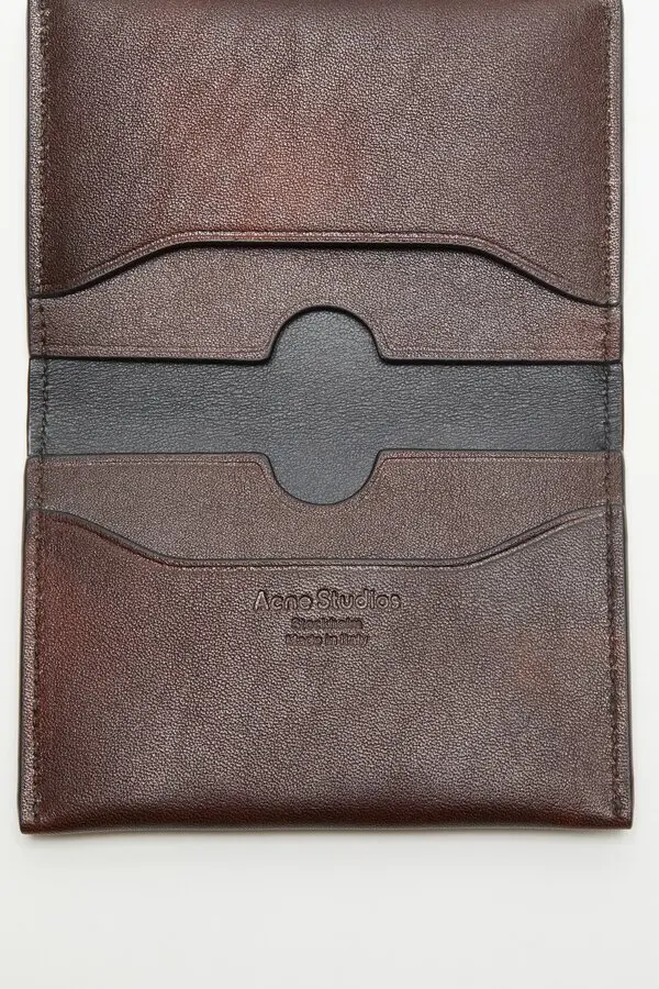 Acne Studios Logo Lettering Folded Wallet