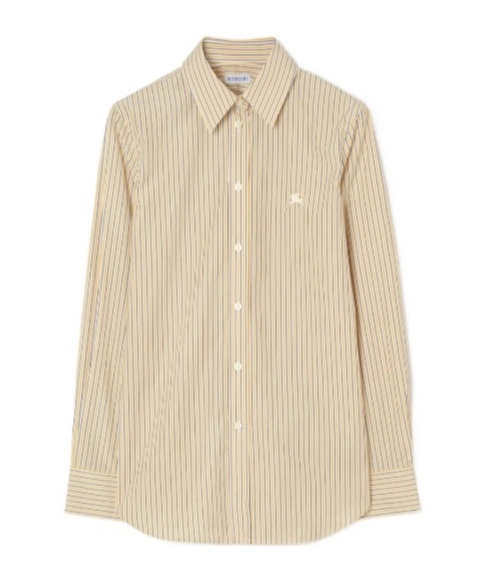 Burberry Slim Fit Striped Cotton Shirt