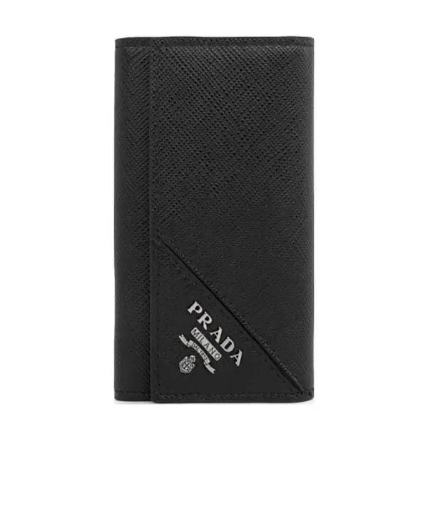 Prada Saffiano Leather Keychain