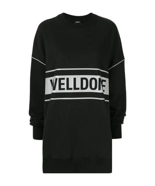 We11Done Logo Printed Crewneck Sweatshirt