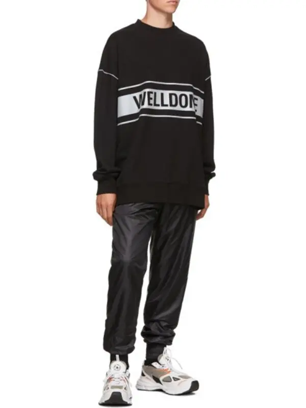 We11Done Logo Printed Crewneck Sweatshirt