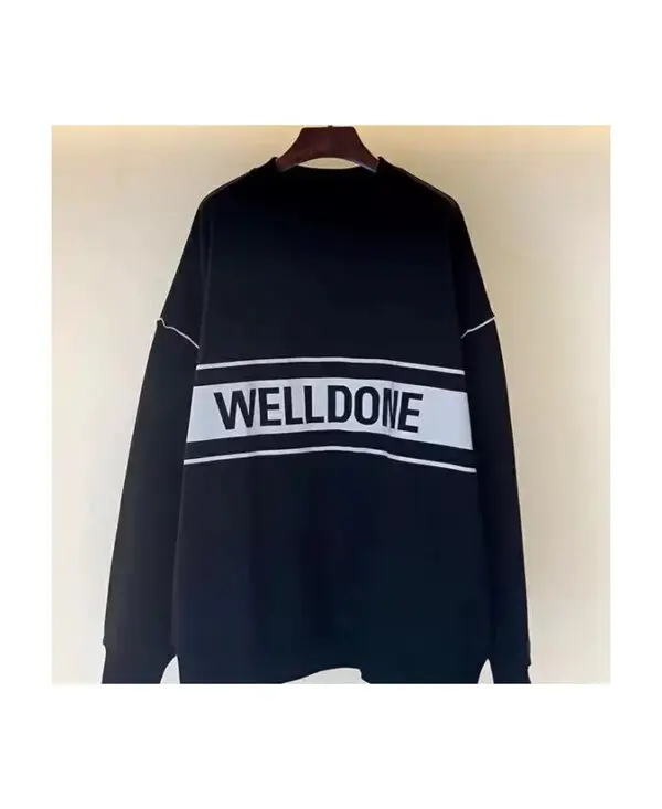 We11Done Logo Printed Crewneck Sweatshirt