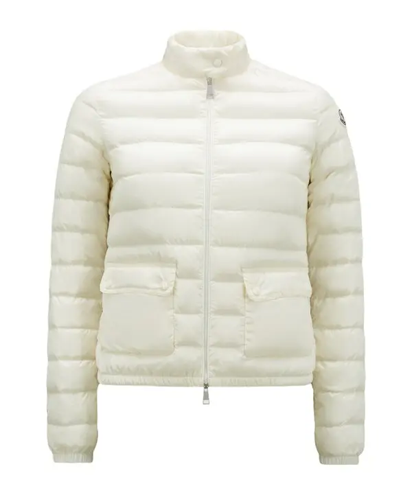 Moncler Zipped Puffer Jacket With Stand Collar And Pocket Detail