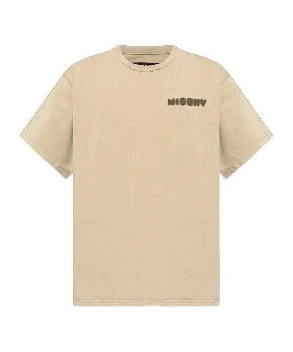 MISBHV Logo Printed Community T-shirt - Beige