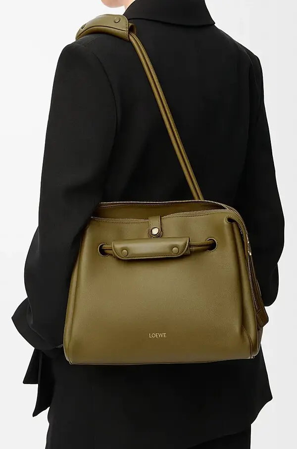 Loewe Madrid Shoulder Bag - Olive