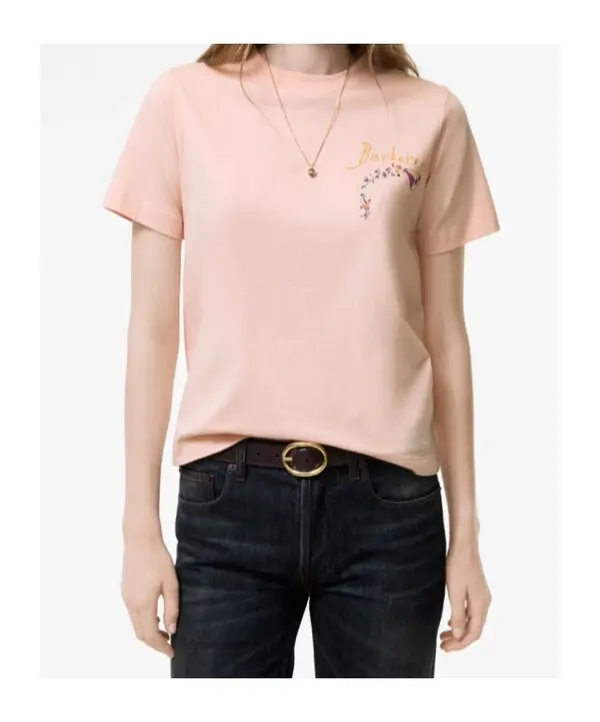 Burberry Brave Little Tree Cotton T-shirt