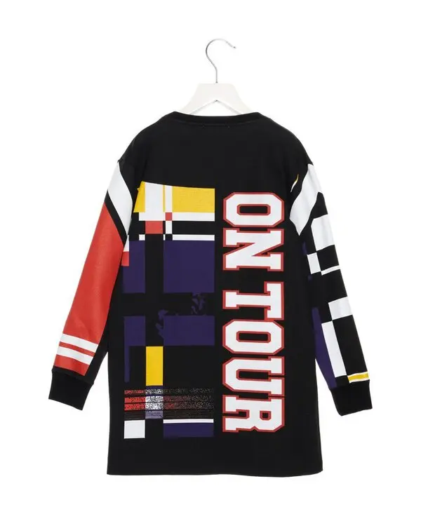 Balmain Graphic Print Long Sleeve Shirt