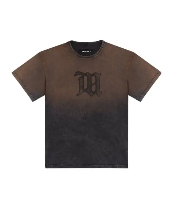 MISBHV Washed Sunrise Signature T-shirt - Brown