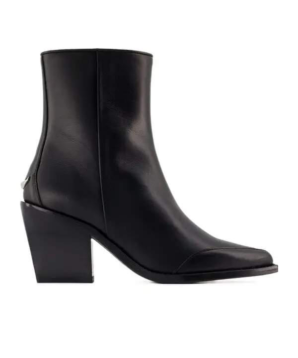 Zadig&Voltaire Pointed Short Boots With Side Zippers