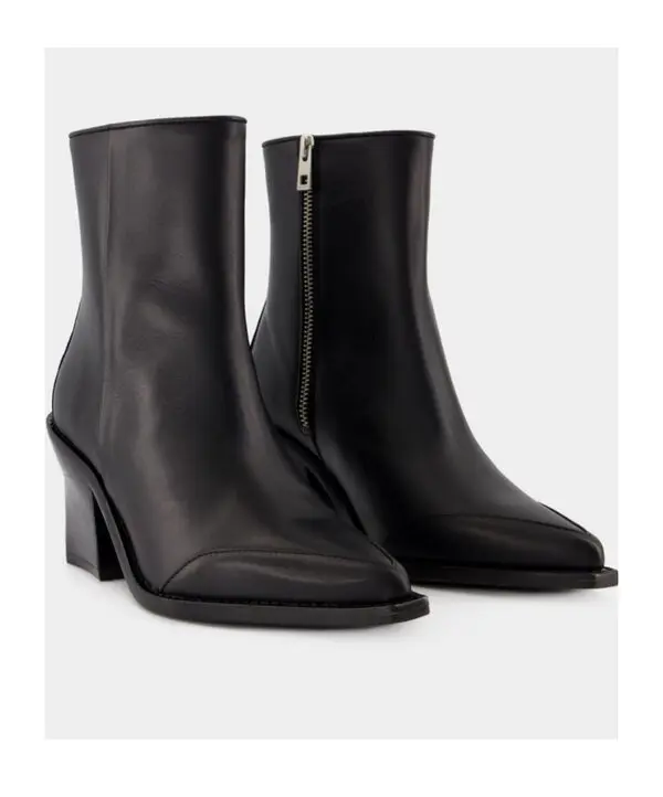 Zadig&Voltaire Pointed Short Boots With Side Zippers