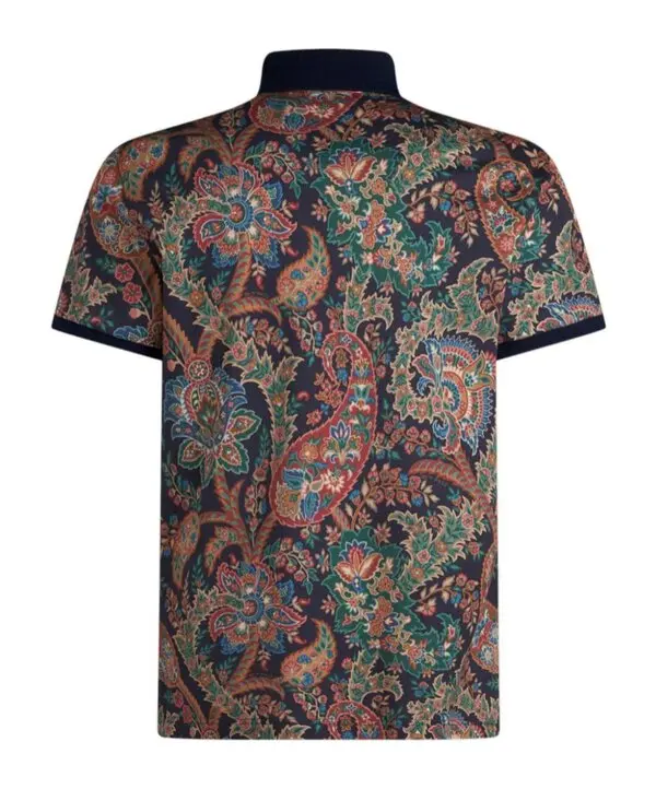 Etro Floral Paisley Polo Shirt